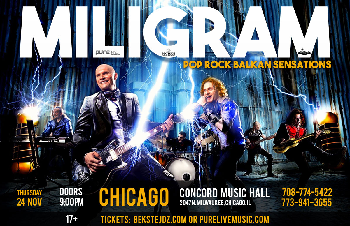 Pure Live Music, Chicago, Detroit Washington, New York